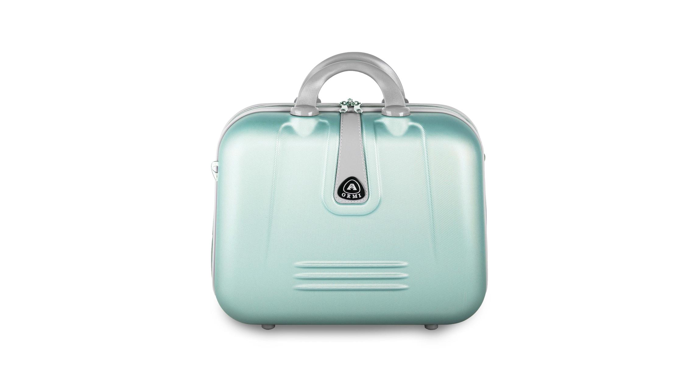 ORMI Valiză Verde Mentă Cu Perete Rigid Cu Atașare la Troler Dimensiune ...