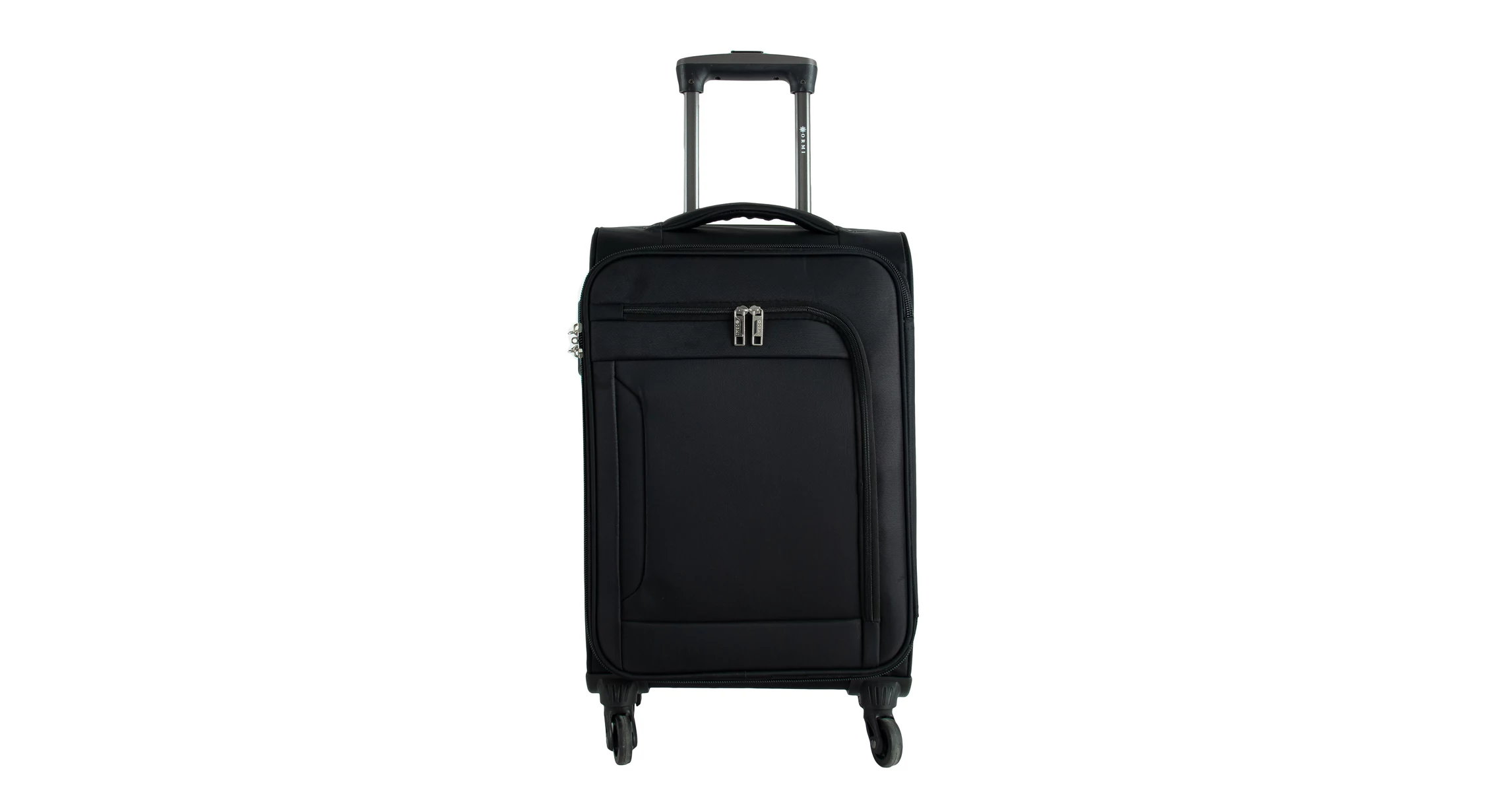 ORMI Valiză Medie Neagră Din Material Textil Foarte Ușor Dimensiuni 67* ...