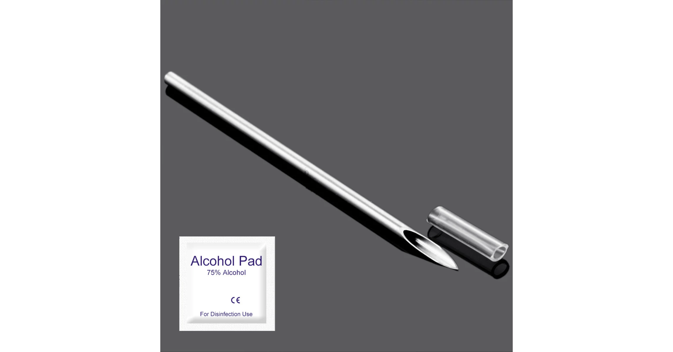 Ac De Puncție Pentru Piercing Steril 1,6 x 50 mm Cu Tampon Dezinfectant ...