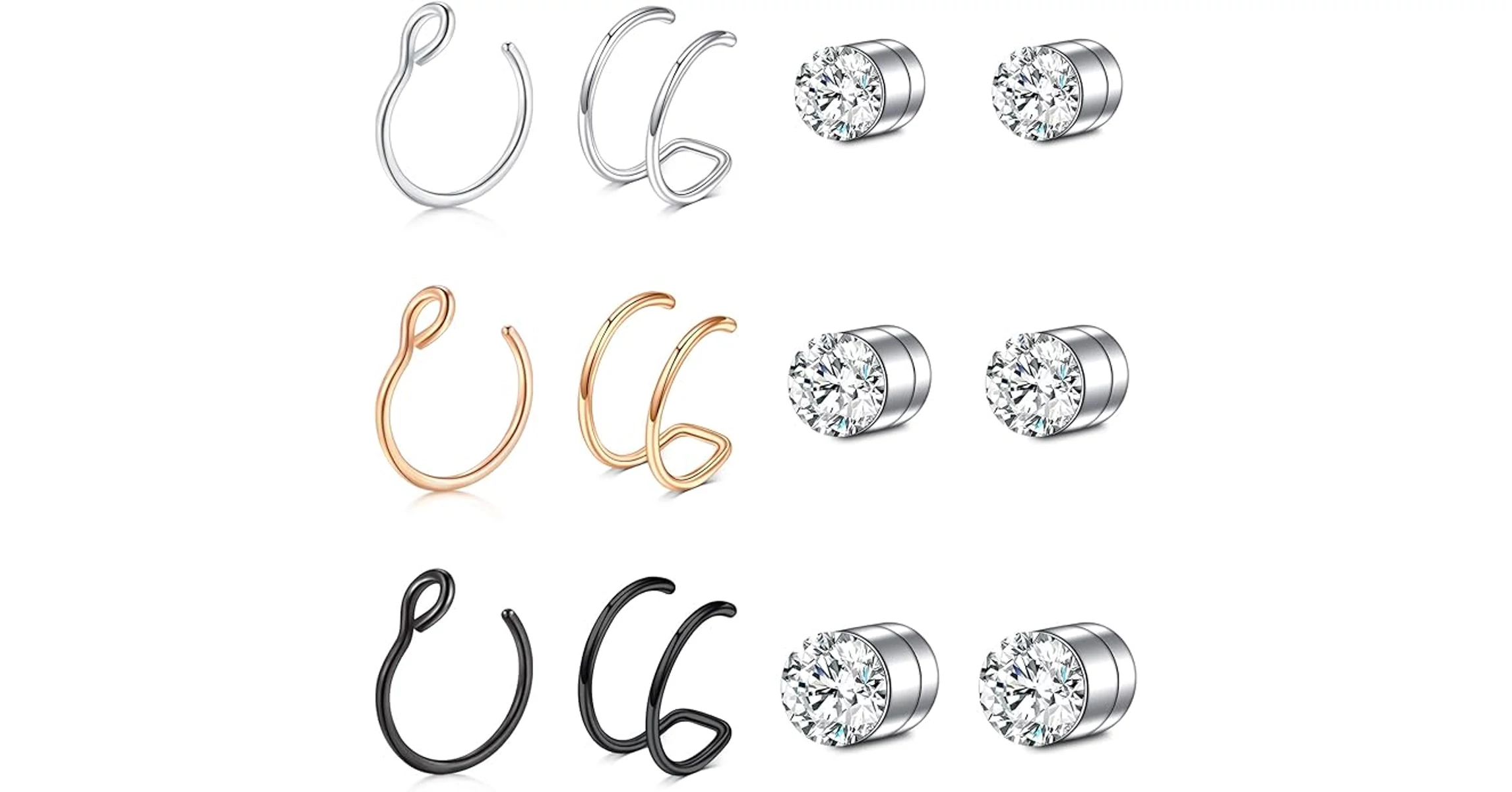 Set Cercei Și Piercing-uri Din Oțel Inoxidabil 316L Bijuterii Pentru ...