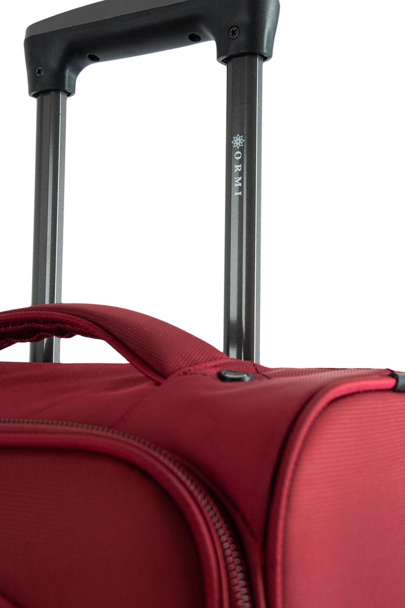 ORMI Valiză Medie Neagră Din Material Textil Foarte Ușor Dimensiuni 67* ...